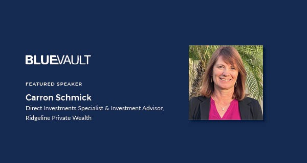 Carron Schmick: Use Cases for Alts - Blue Vault